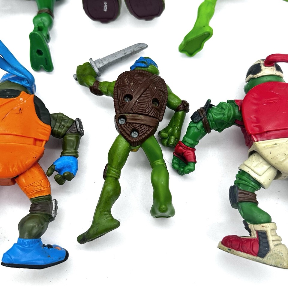 Teenage Mutant Ninja Turtles TMNT Mixed Lot 6 Figures 2003 Mirage ...