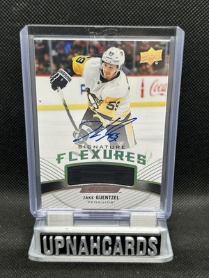 2019-20 UD Engrained Signature Flexures Jake Guentzel On Card Auto | eBay