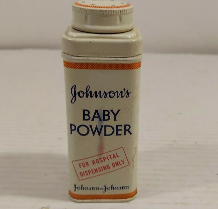1950's - 60's Johnson's Baby Powder "FOR HOSPITAL USE ONLY" Made in U.S ...