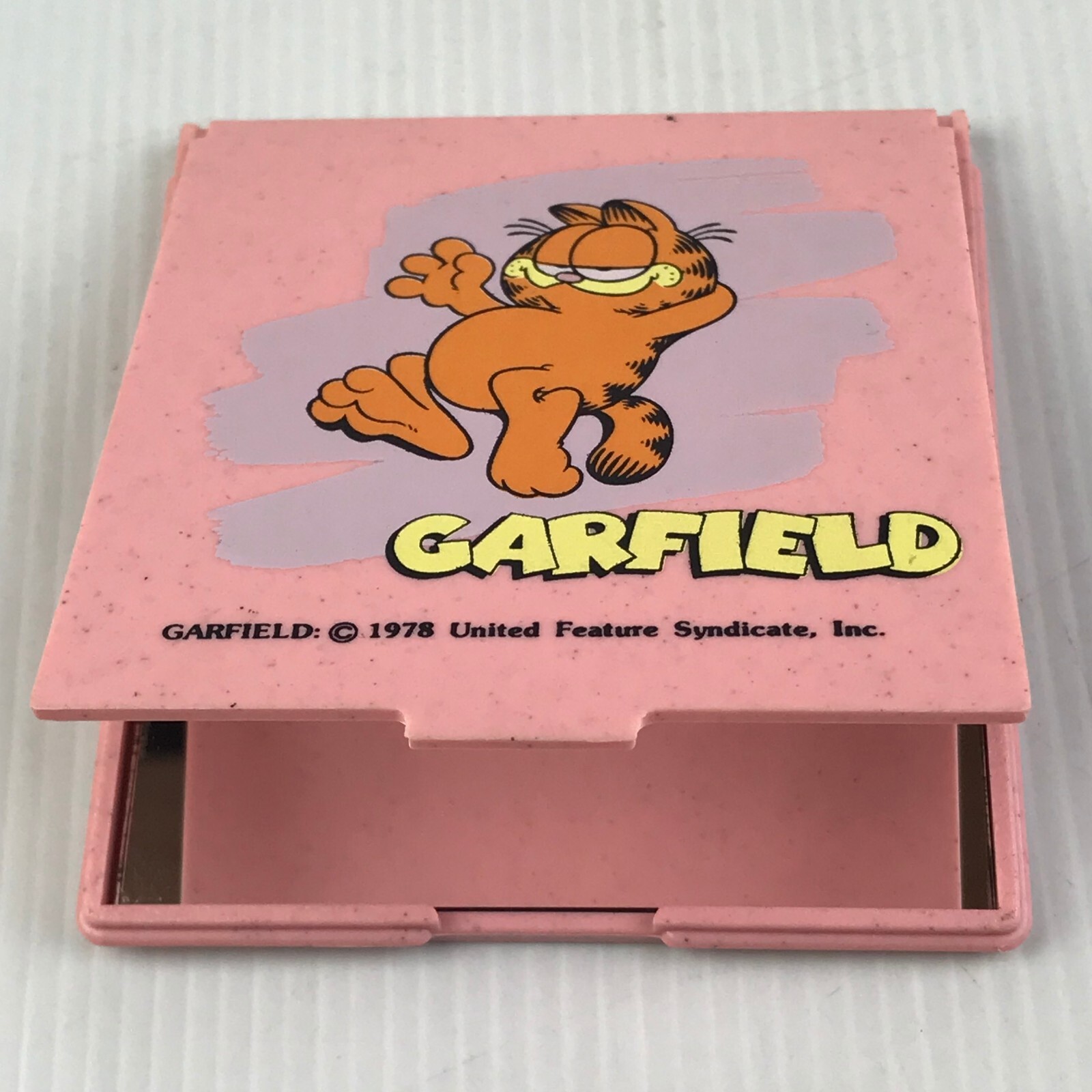 Garfield Vintage Flip Up Mirror 1978 Very (RARE) | eBay