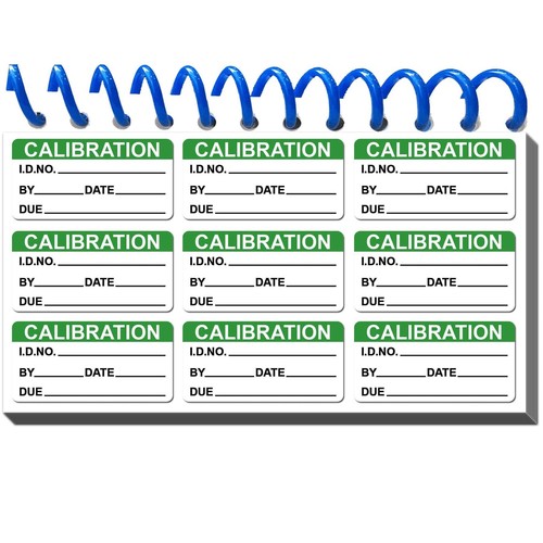 Self Laminating Calibration Labels 1x2 Inch Write-on Calibration ...