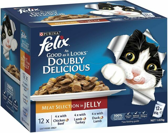 Purina Felix Double Delicious Agile Meat Selection - 12 Pack for sale ...