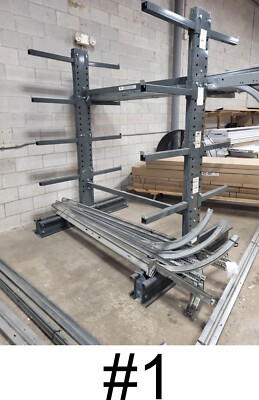 Double Sided Uline Cantilever Rack Warehouse Storage Rack Cantilever | eBay