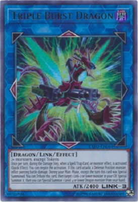 TRIPLE BURST DRAGON *** ULTRA RARE EXFO-EN044 MINT/NM YUGIOH! | eBay