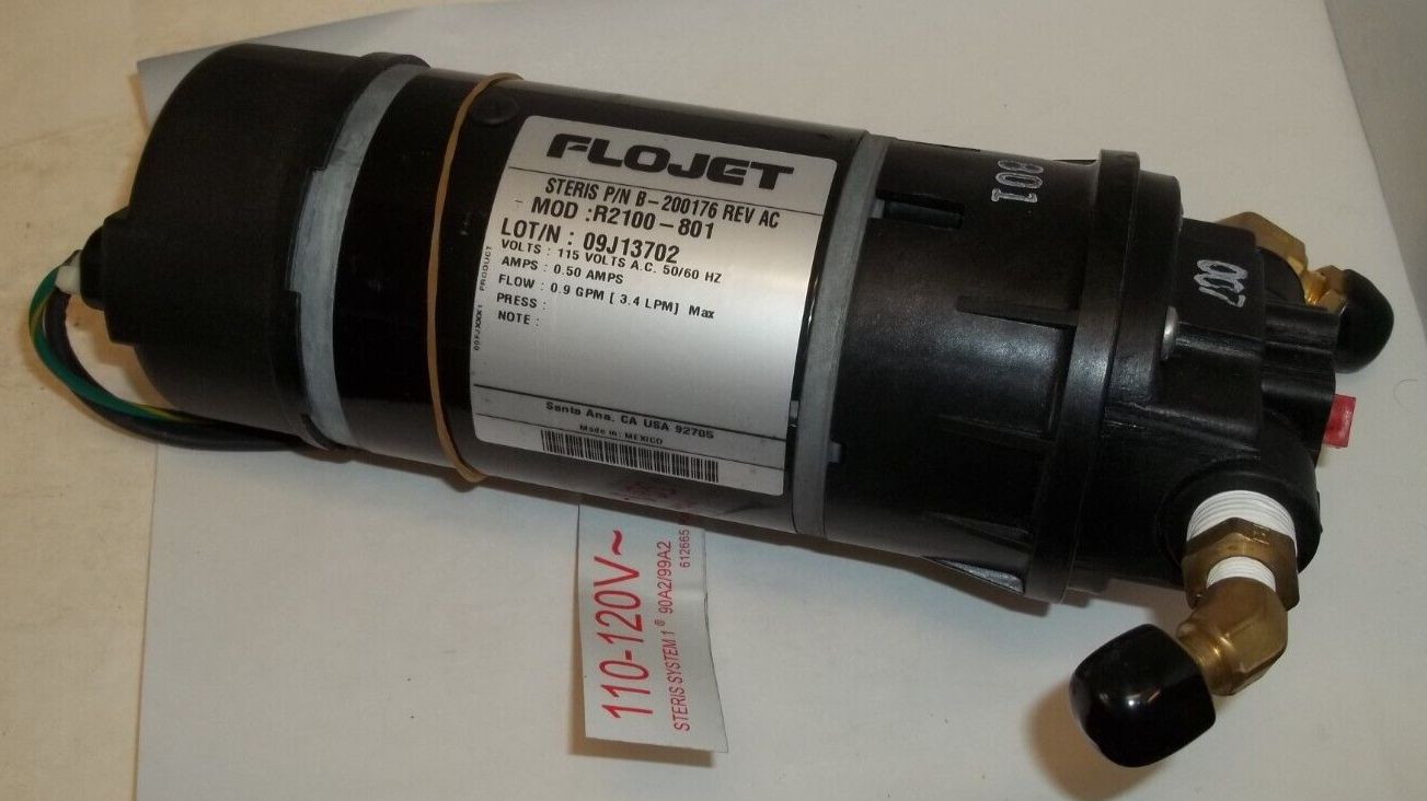 Flojet R 2100 801 Water Pump .9 GPM 115 Volt AC 3 8 NPT Fits Sprayer ...