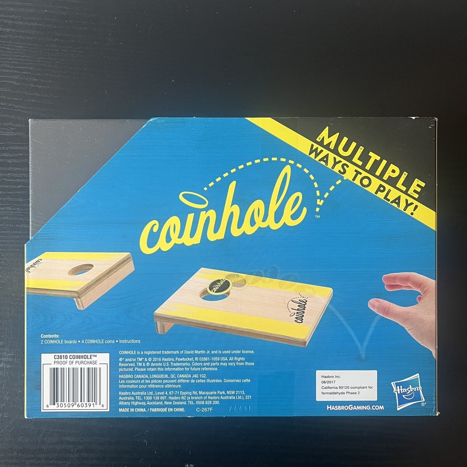 Hasbro Coinhole Game Tabletop PARTY GAME Ages 8+ Cornhole SEALED NEW | eBay
