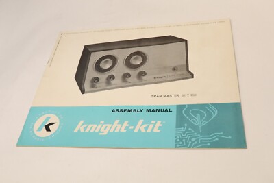 Allied Knight-kit Span Master 83 Y 258 Manual | eBay