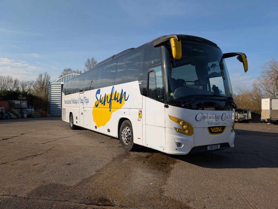 2019 VDL 61 seater with WC 13.5m TWO AXLE EURO 6 219,153 KM's! £195,000 ...