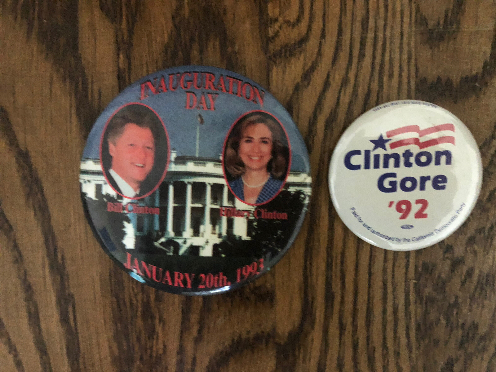 Clinton Gore '92 Political & 1993 Inauguration Pinback Pin Buttons | eBay