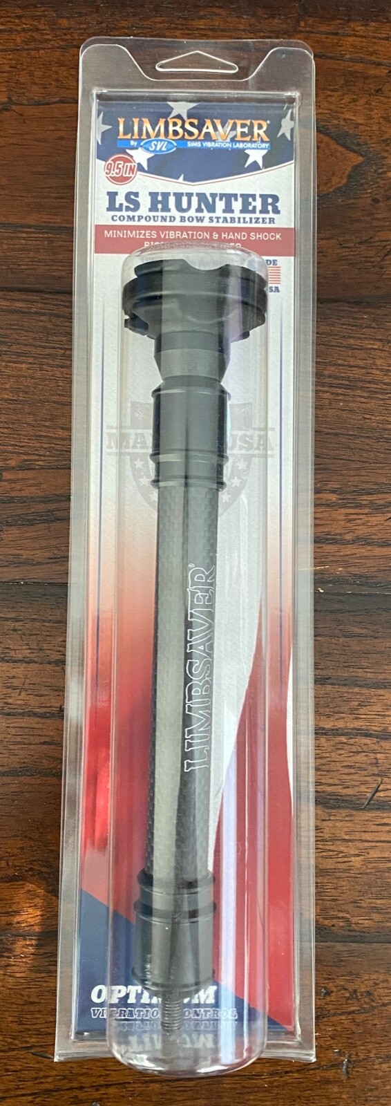 Limbsaver LS Hunter 9.5" Carbon/Black Compound Bow Stabilizer Model ...