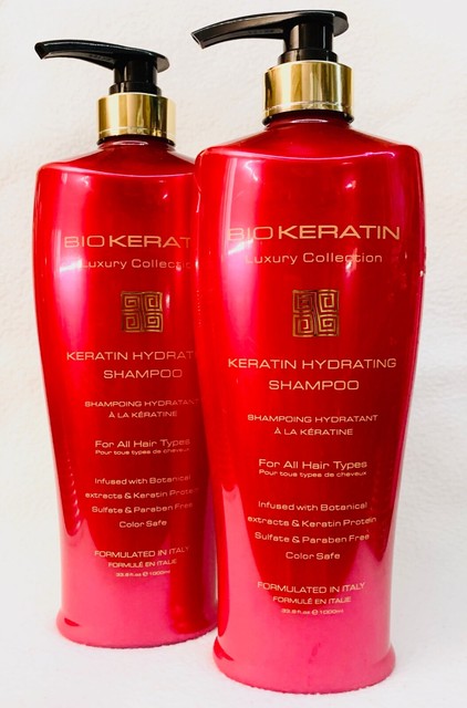 2 Bio KERATIN HYDRATING SHAMPOO for All Hair Types 33.8 oz Italy | eBay