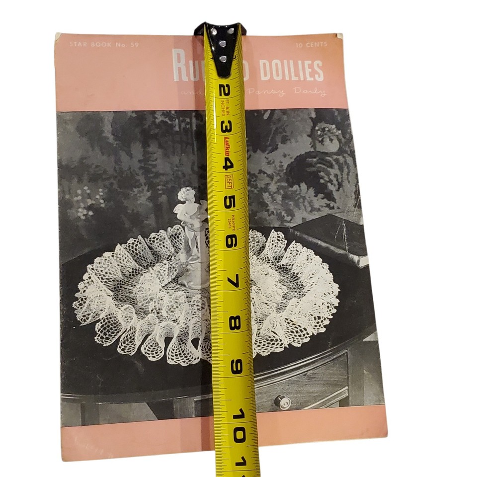 Vintage 1948 Ruffled Doilies Star Book #59 15 Page Booklet | eBay