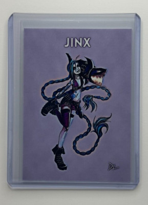 Jinx Limited Edition Artist Signed "League Of Legends" Trading Card 5/ ...