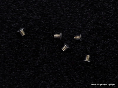 ORIGINAL OMEGA Lower Cap Jewel Screw Part # 2604 for Omega 220! 5 per ...