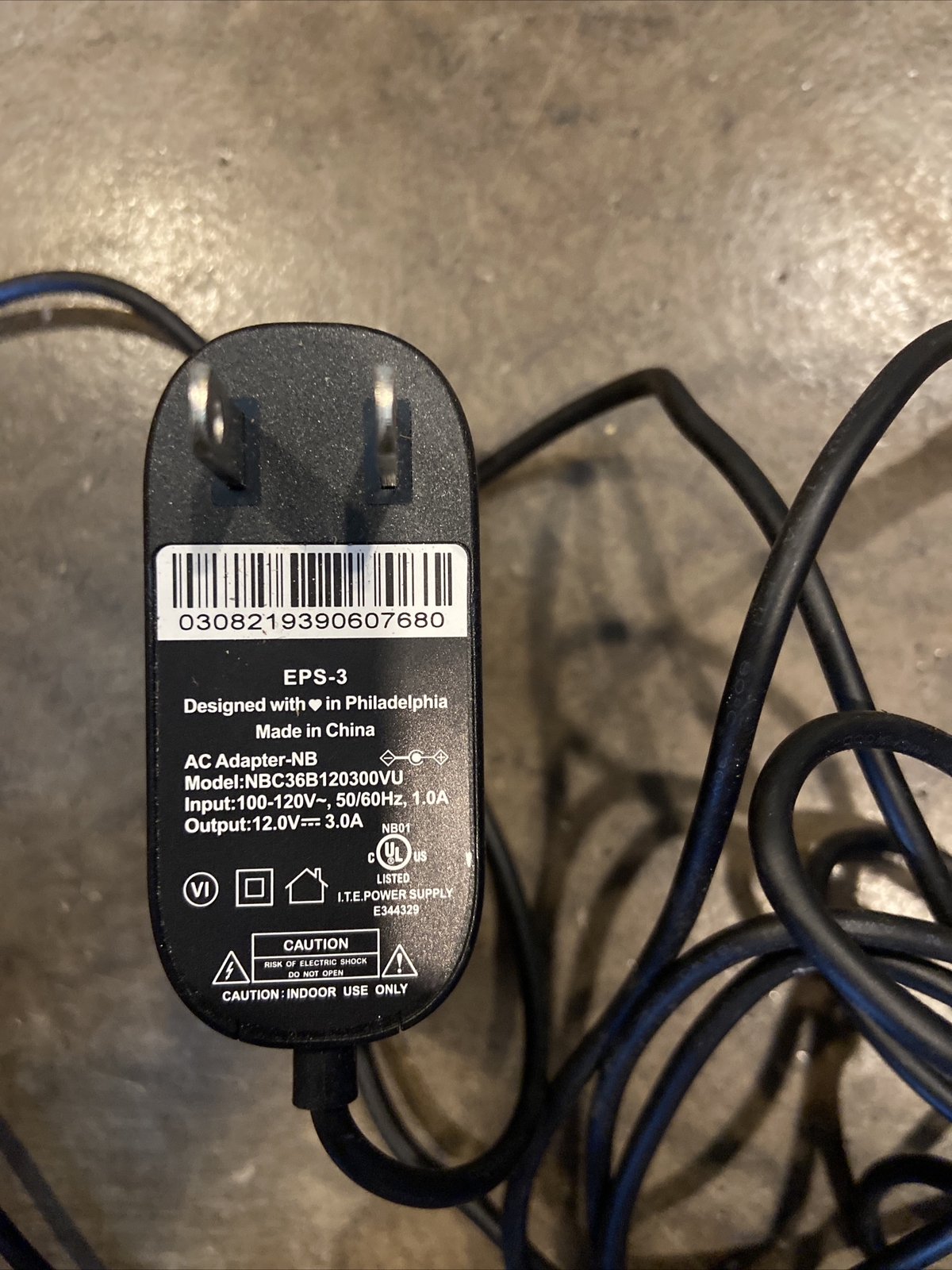 Xfinity AC Adapter NB Model: NBC36B120300VU,Output 12.0V 3.0A,EPS-3 | eBay