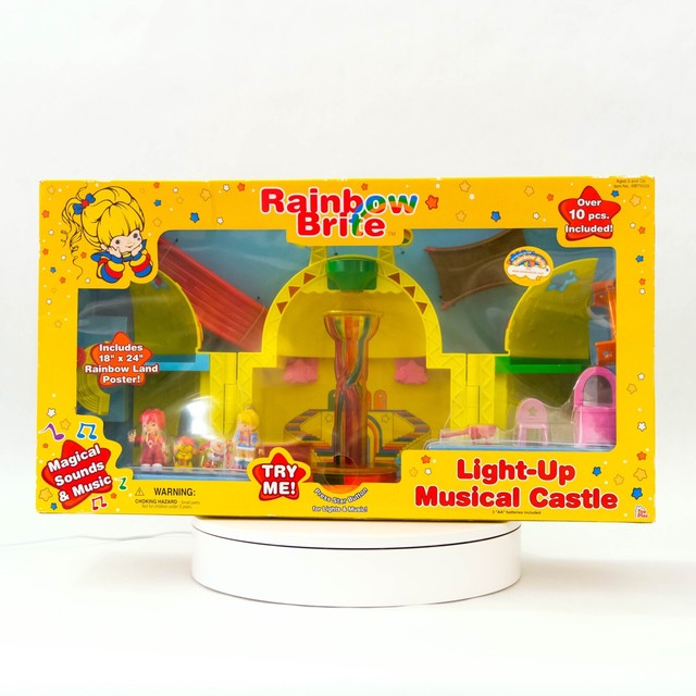 Extremely Rare Rainbow Brite Light-Up Musical Castle Hallmark 2004 ...