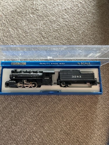 BACHMANN N SCALE USRA 0-6-0 SWITCHER #4802 SANTA FE WITH TENDER #3283 ...
