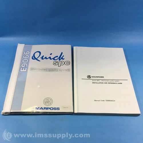Marposs CM09A01U33 E9066 Quick SPC Distributed System Software FNFP | eBay
