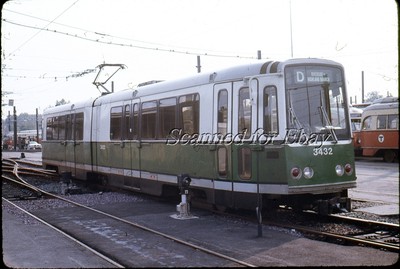 LRV Trolley #3432 Riverside Mass Aug 77 ORIGINAL EKTACHROME SLIDE ...