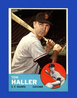 1963 Topps Set-Break # 85 Tom Haller EX-EXMINT *GMCARDS* | eBay