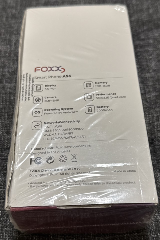 Foxx A56 Phone-Black NEW SEALED | eBay