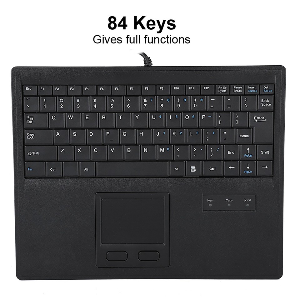 10in Scirrors Foot Keys Wired Keyboard With Touchpad Precise Touch ...
