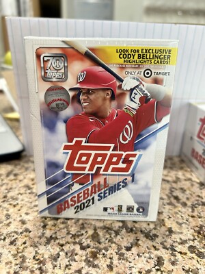 2021 Topps Series 1 Baseball Factory Sealed Target Only Blaster Box ...