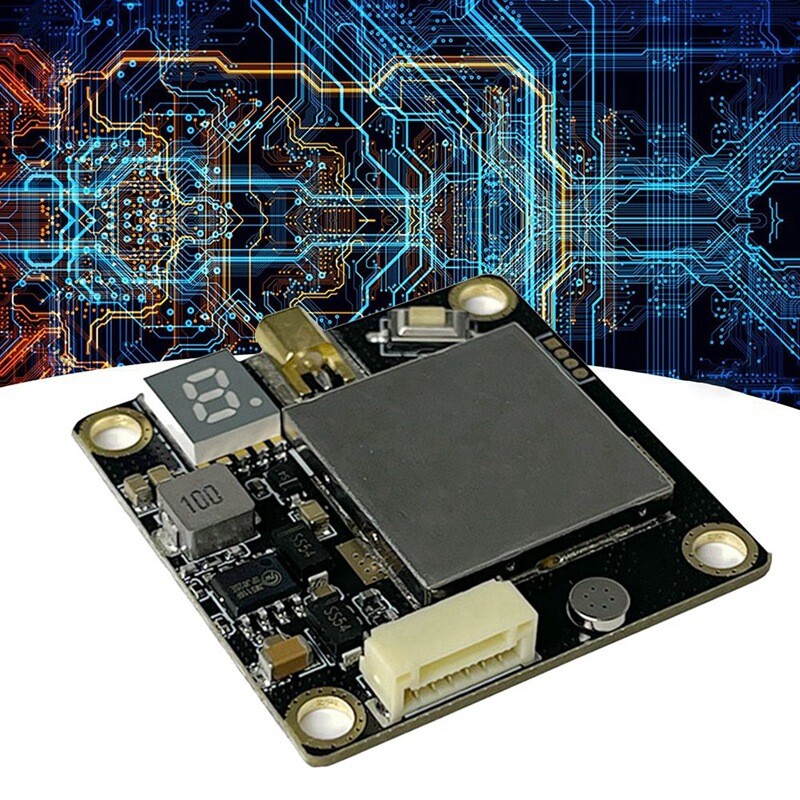 2W VTX FPV Video Audio Transmitter PCB for FPV Long Range Drone RC ...