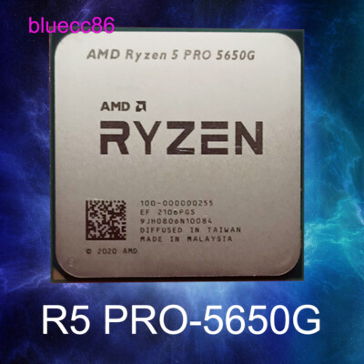 AMD Ryzen 5 PRO 5650G AM4 CPU Processor 6-Core/12-Thread 3.9 GHz ...