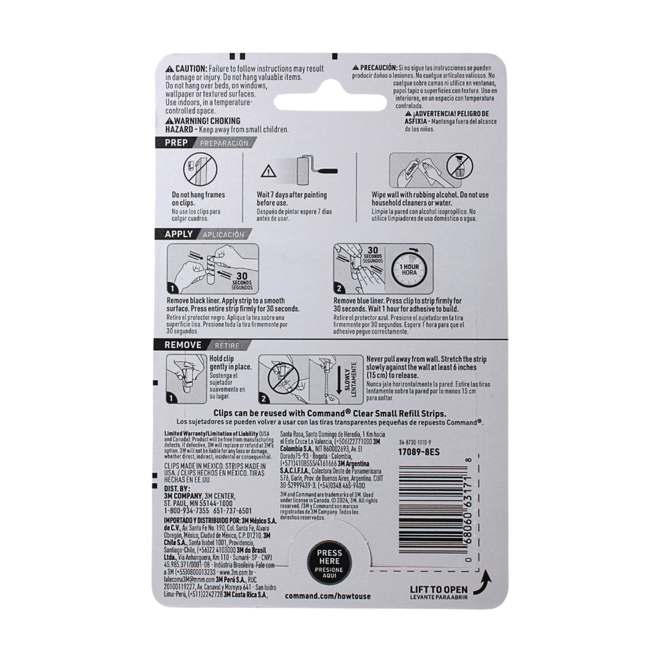 Command Spring Clips, Quartz, 8-Clips, Great Damage-Free Hanging new ...