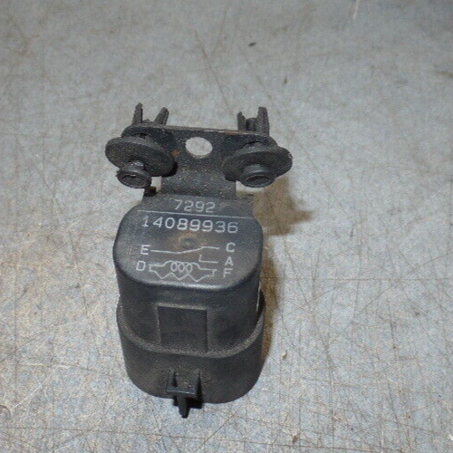 1988-1994 Corvette Radiator Coolant Fan Relay w/Bracket & Pins, GM ...