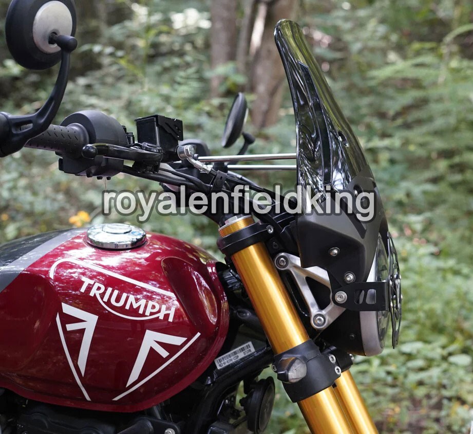 For Triumph Scrambler 400X Carbon Racing Wandered Touring Smoked ...