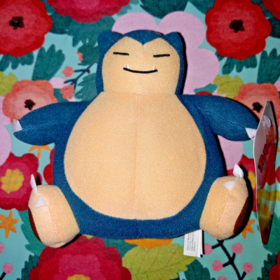 Pokemon Snorlax 7" Plush Stuffed Toy Authentic NWT Licensed New | eBay
