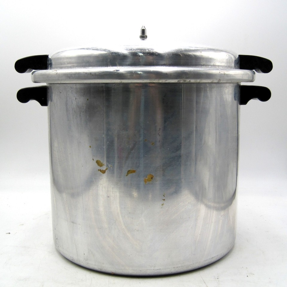 Vintage Mirro Matic 22 qt Aluminum Speed Pressure Cooker/Canner*M-0622 ...