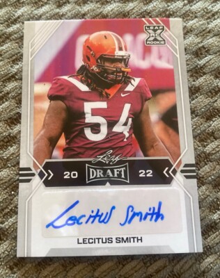 2022 Leaf Draft Rookie Lecitus Smith autographed #BA LS1 | eBay