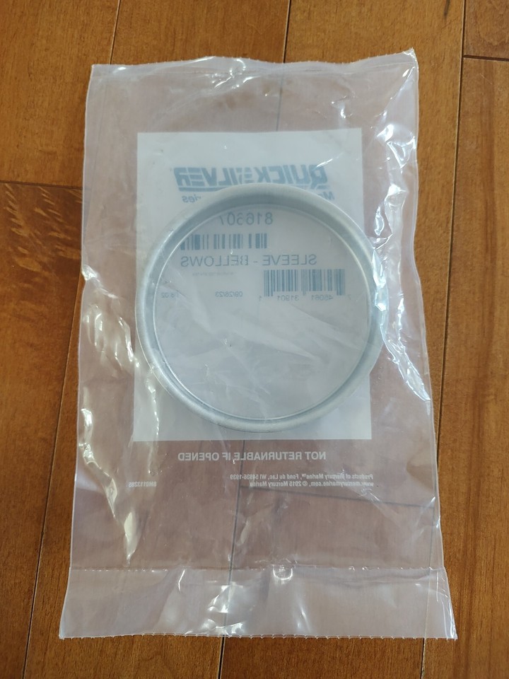 OEM 816607 Mercury Marine Quicksilver MerCruiser bellows sleeve Alpha ...