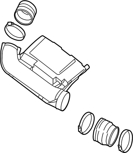 16576-ea200 Nissan Air Duct 16576EA200 Genuine OEM Part for sale online ...