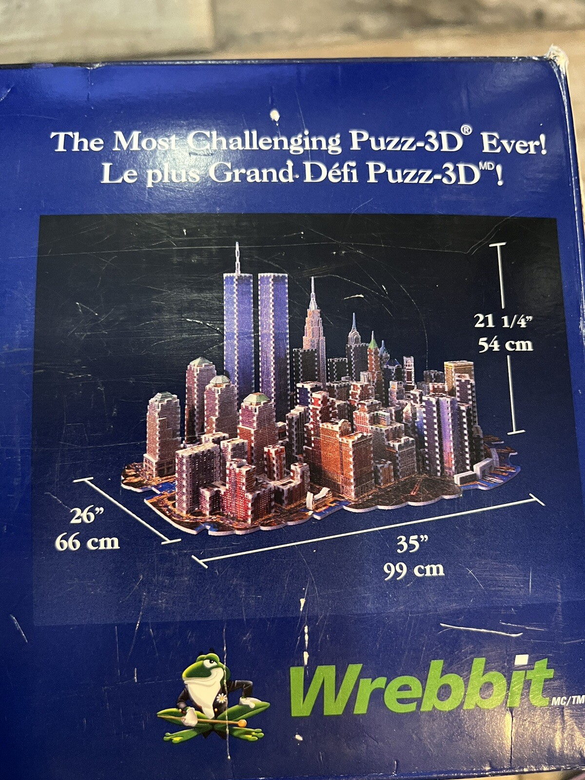 New York New York Puzz 3D Wrebbit Puzzle 3141 Pieces World Trade Center ...
