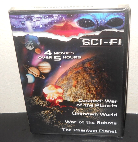 Sci-Fi 4 Movies Over 5 Hours (2003) New Factory Sealed DVD Titles ...
