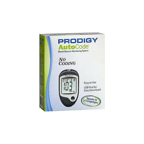Prodigy AutoCode Blood Glucose Monitoring 4 Languages System 1 Count ...