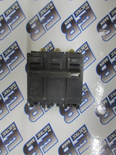 GE THQB32100 (1) 100 Amp, 240 Volt, 3 Pole, Bolt On, Circuit Breaker ...