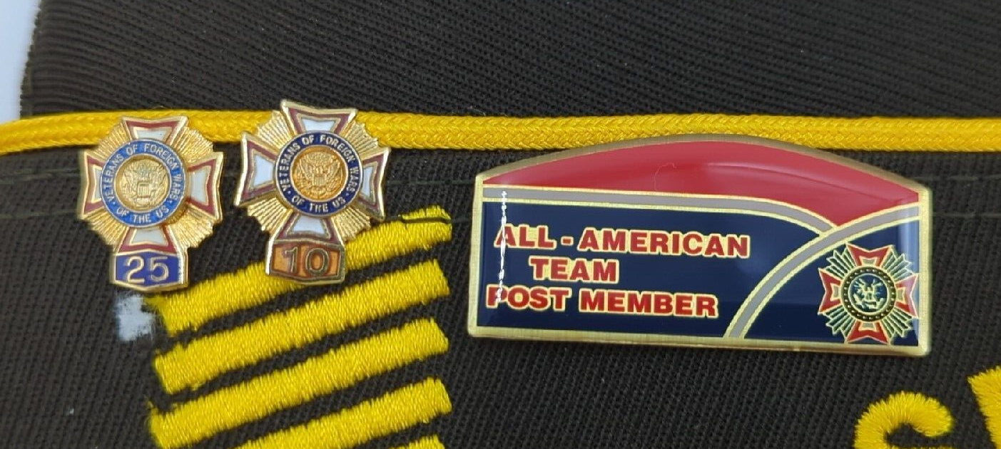 Veterans of Foreign Wars VFW 8713 Life Member Military Cap Brooksville ...