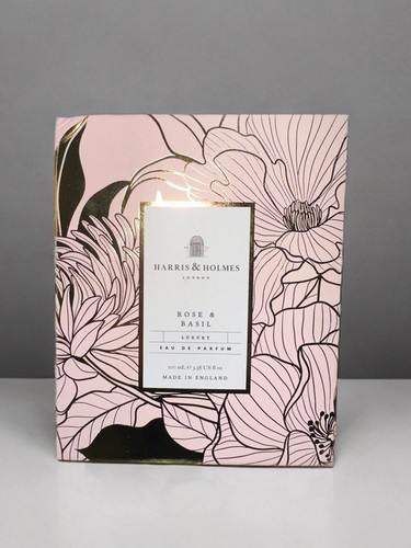 RARE Harris & Holmes Rose & Basil Eau de Parfum 100mL | Made in England ...