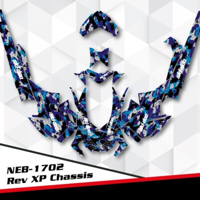 FOR SKI-DOO REV XP SUMMIT MXZ RENEGADE GSX TNT 08-12 WRAP DECALS KIT ...