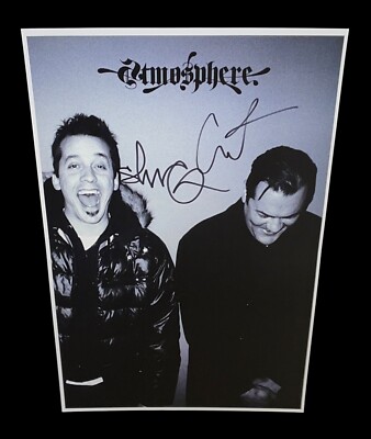 ATMOSPHERE SIGNED 12x18 POSTER SLUG & ANT AUTOGRAPH PROOF 1 | eBay