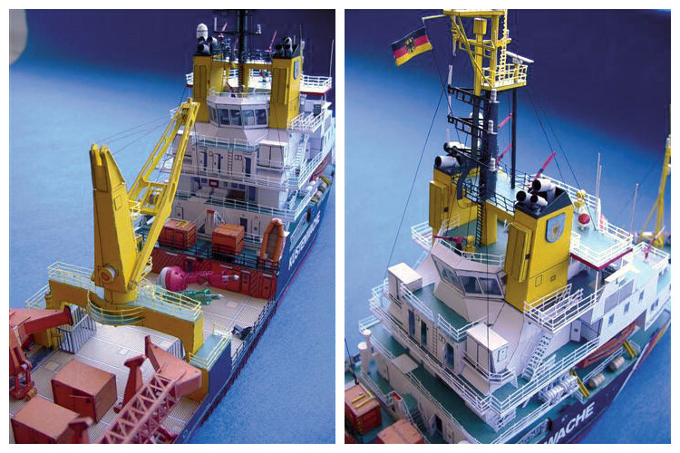 1:250 Scale Mellum Pollution Control Vessel DIY Handcraft PAPER MODEL ...