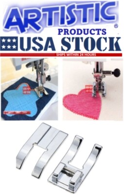 Open Toe Metal Applique Snap On Foot For Brother Singer Kenmore SA186 ...