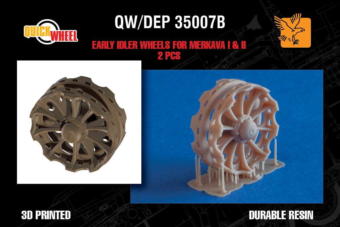 1/35 Desert Eagle Publishing QW/DEP-35007B Early Idler Wheels for ...