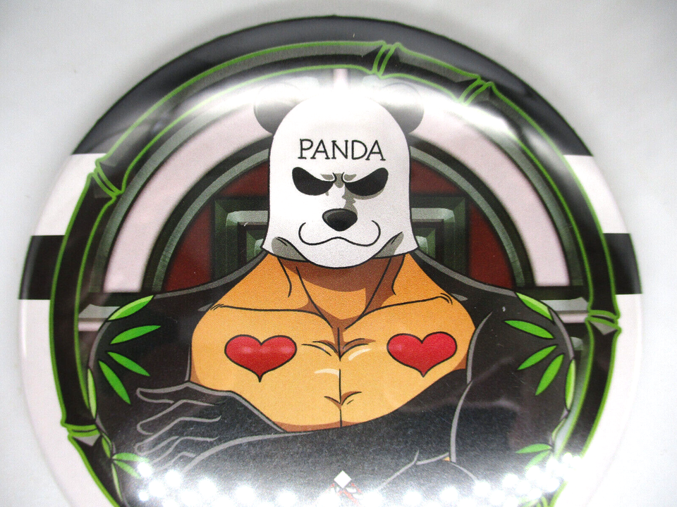 Pandaman Can Badge Button One Piece Mugiwara store Yakara WORLD 24 2022 ...