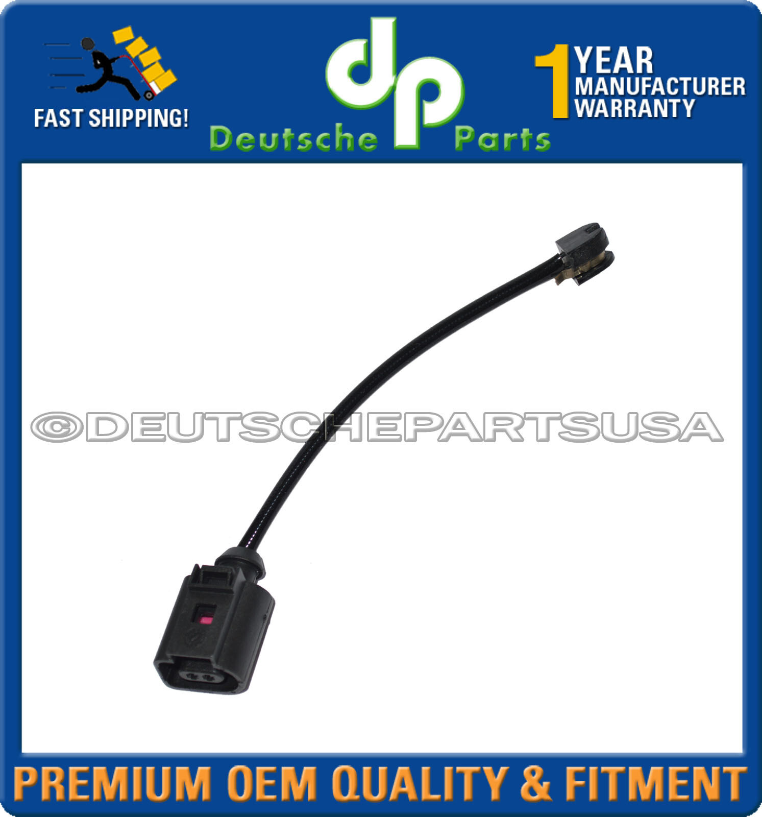 PORSCHE Cayenne Panamera Front LH / RH Brake Disc Pad Wear Sensor ...
